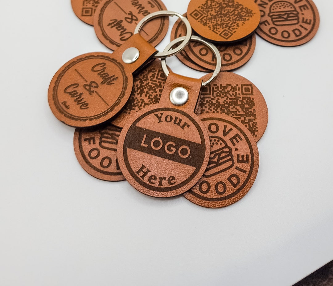 Custom Business Card, Token, Business Keychain, Keychain, QR Code ...