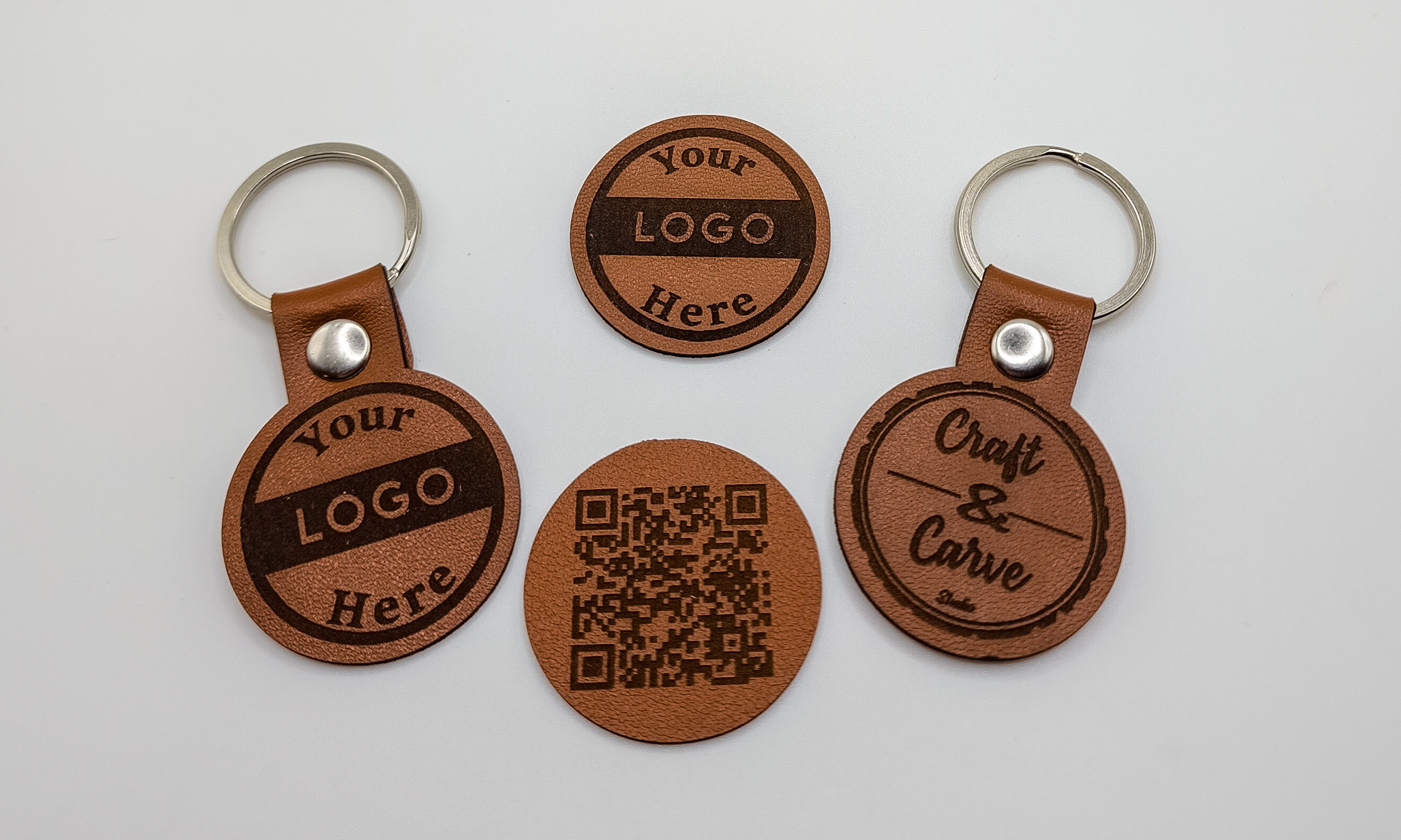 Custom Business Card, Token, Business Keychain, Keychain, QR Code ...