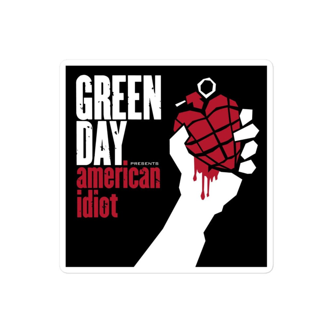 Green Day American Idiot Album Cover Bubble-free Sticker - Etsy