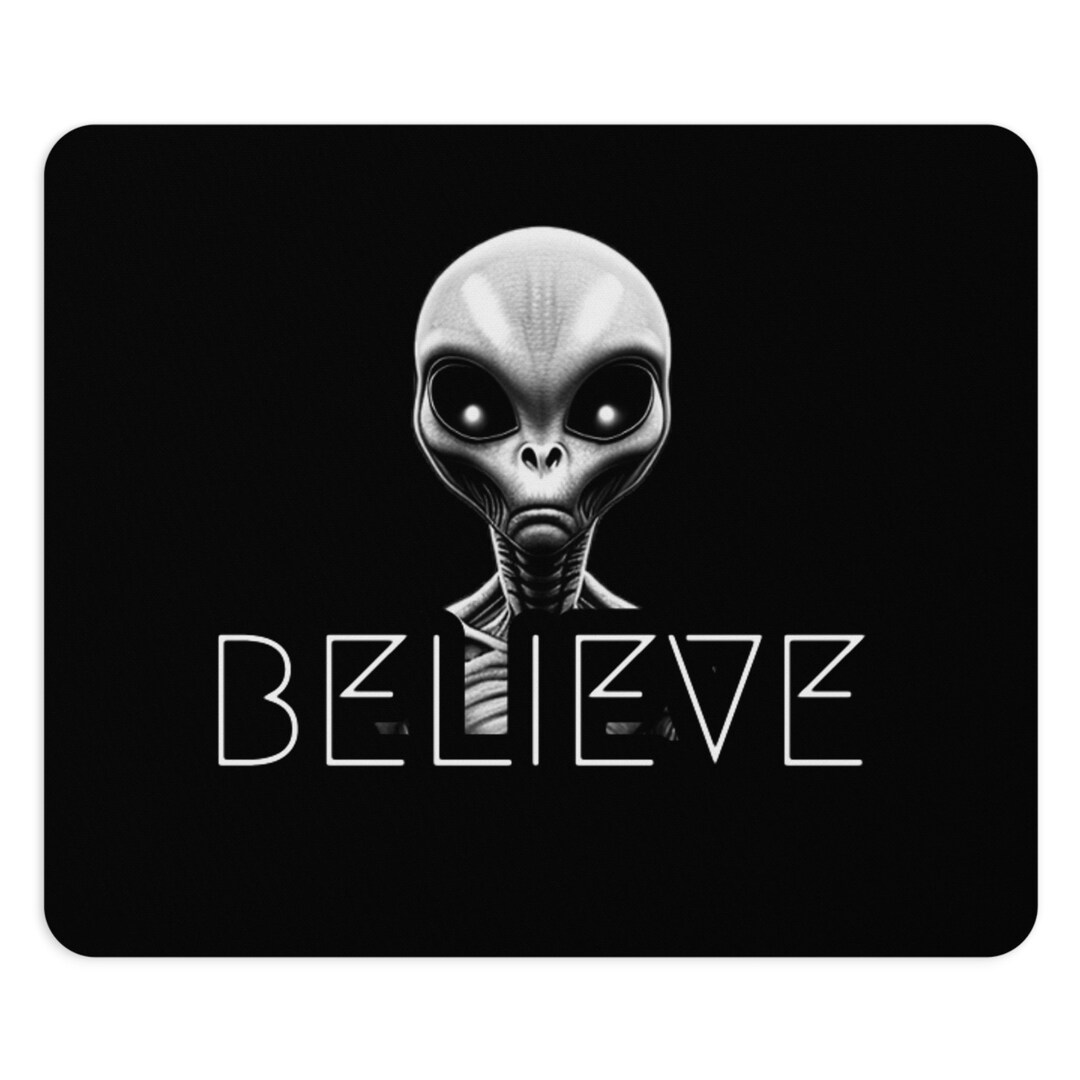 Alien Believe Mouse Pad - Etsy
