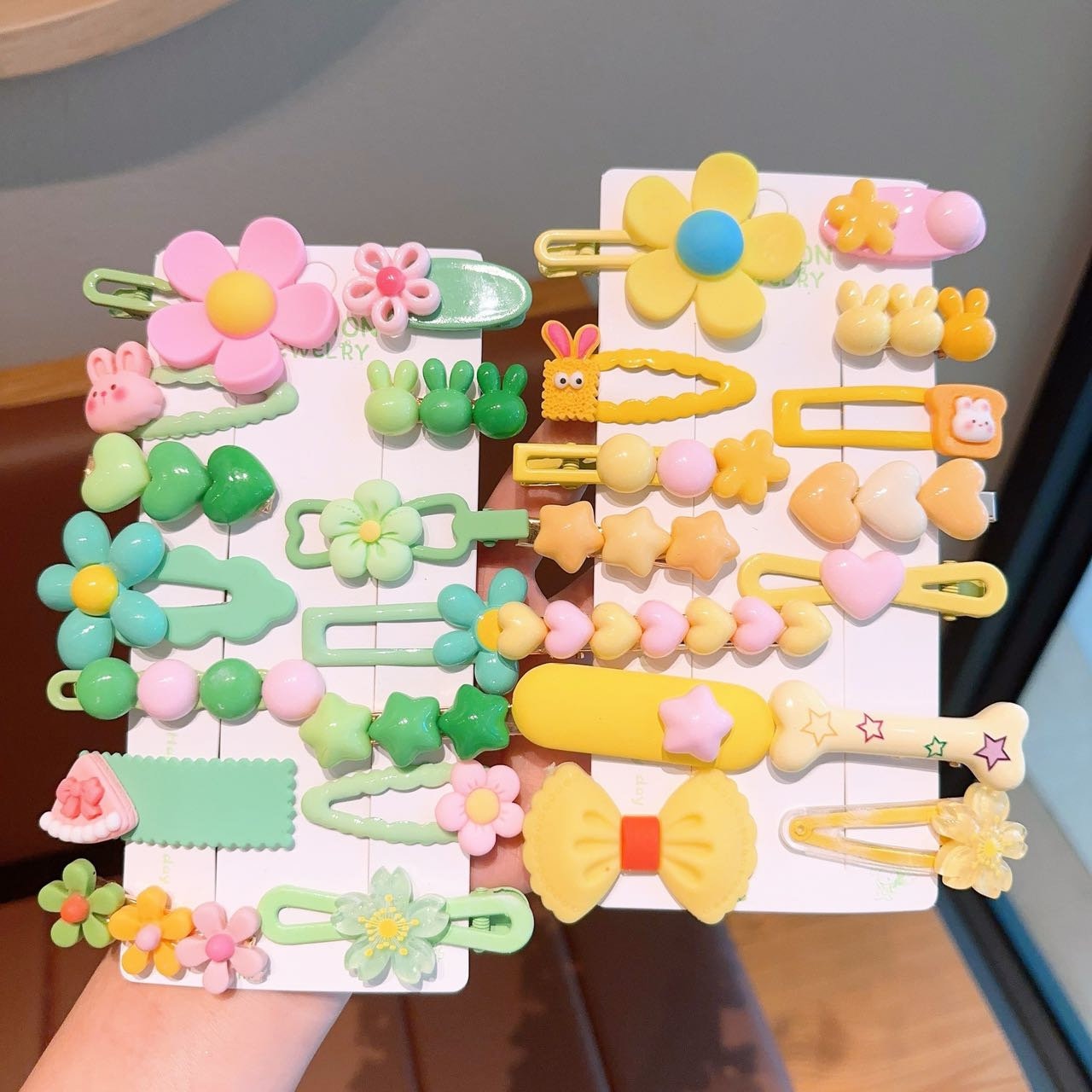 14PCS Colorful Cartoon Hair Clip,hair Accessory,fashion Hairpin,flower ...