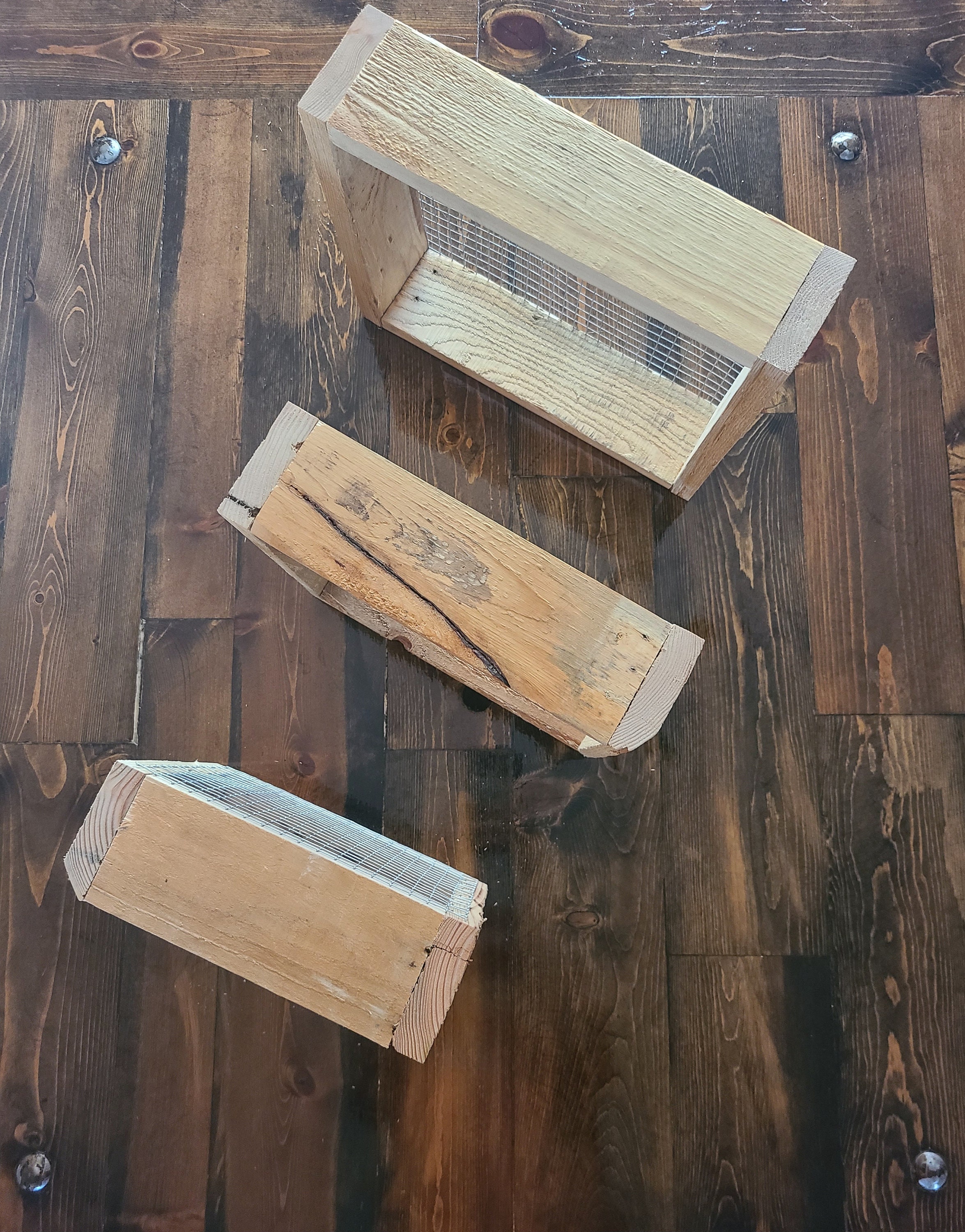 3 Piece Square Wood Shelves - Etsy