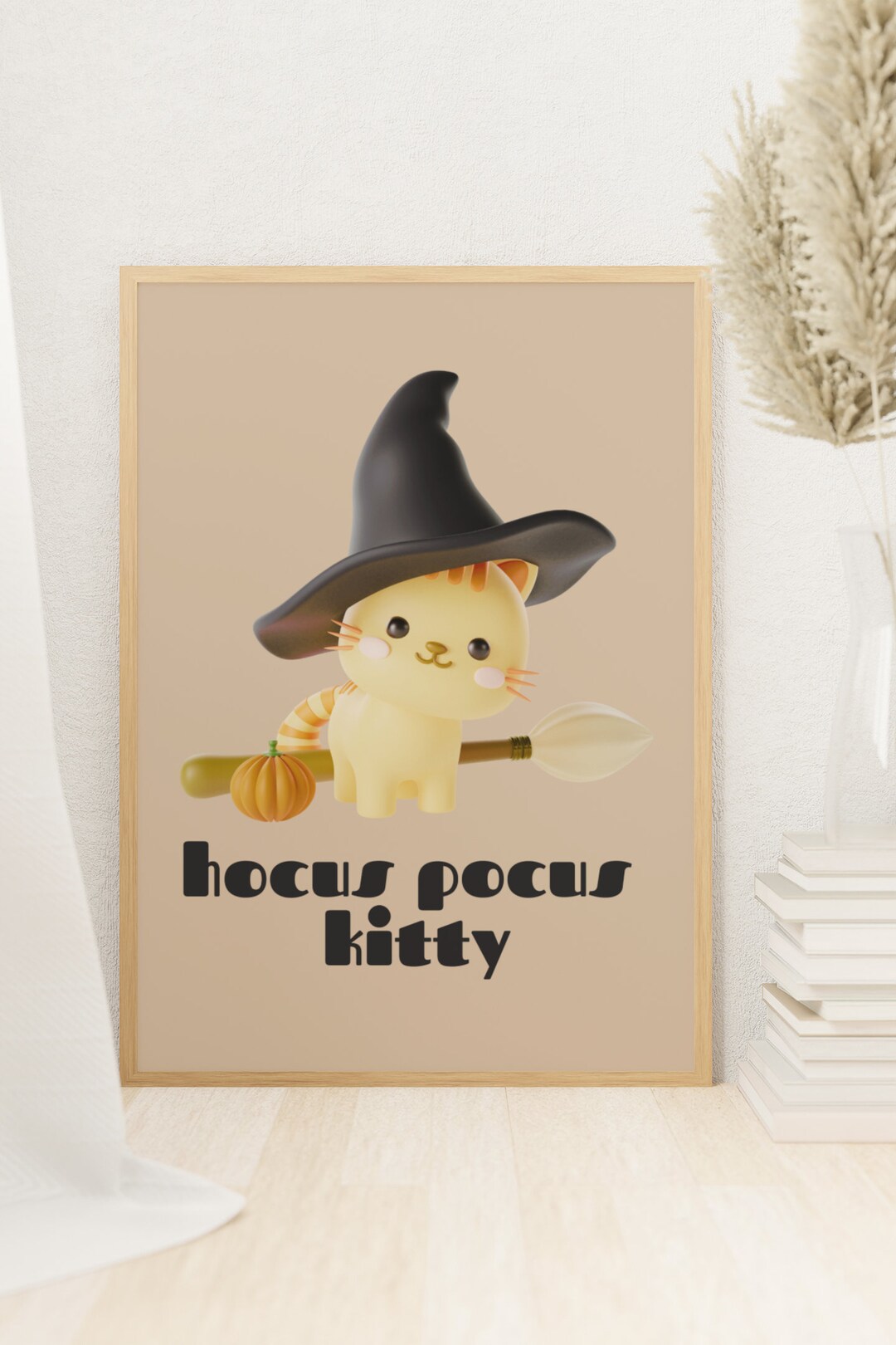 Hocus Pocus Kitty Halloween Printable Art Instant Download - Etsy