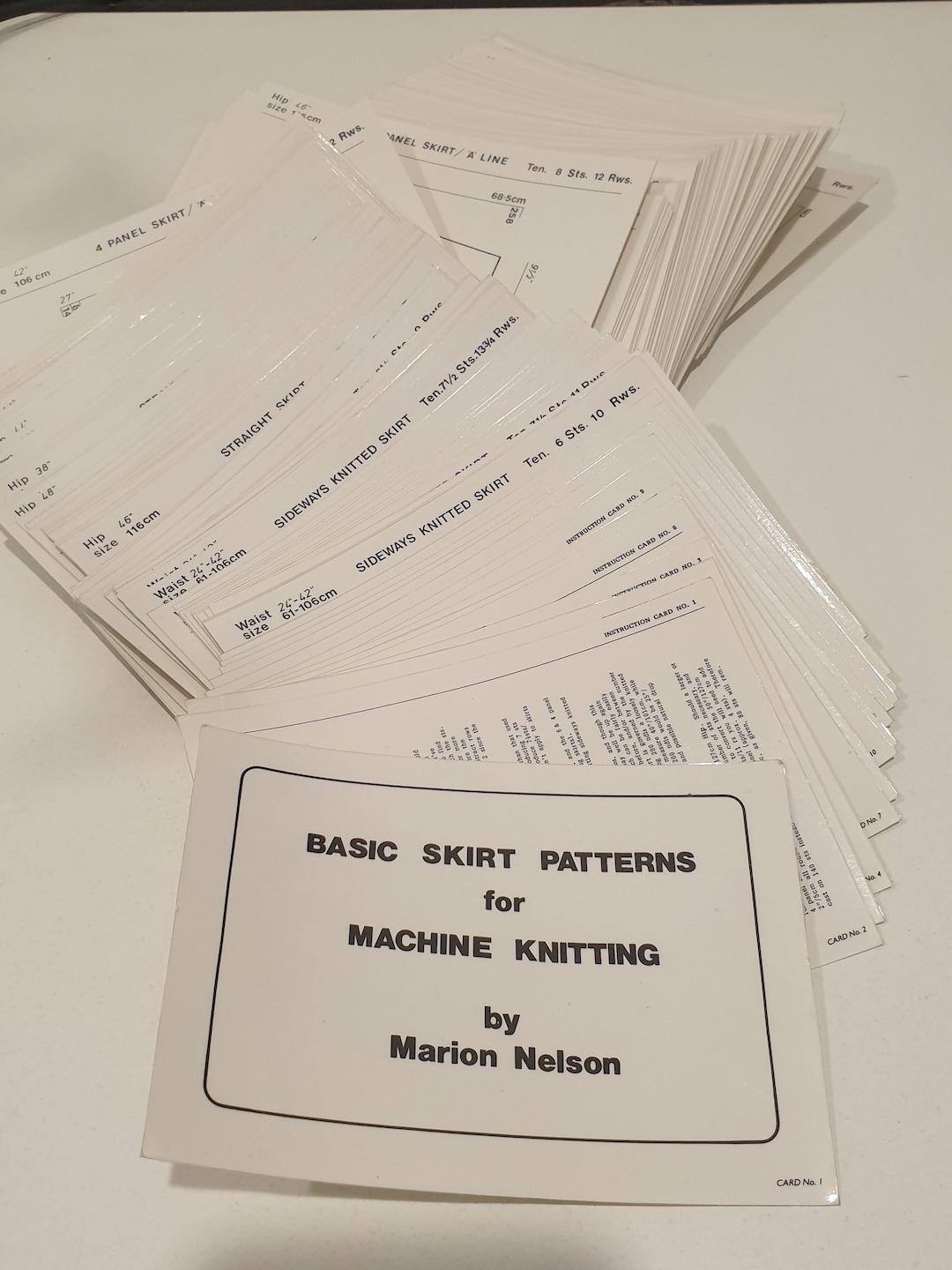 PATTERN CARDS Marion Nelson Basic Patterns for Machine - Etsy