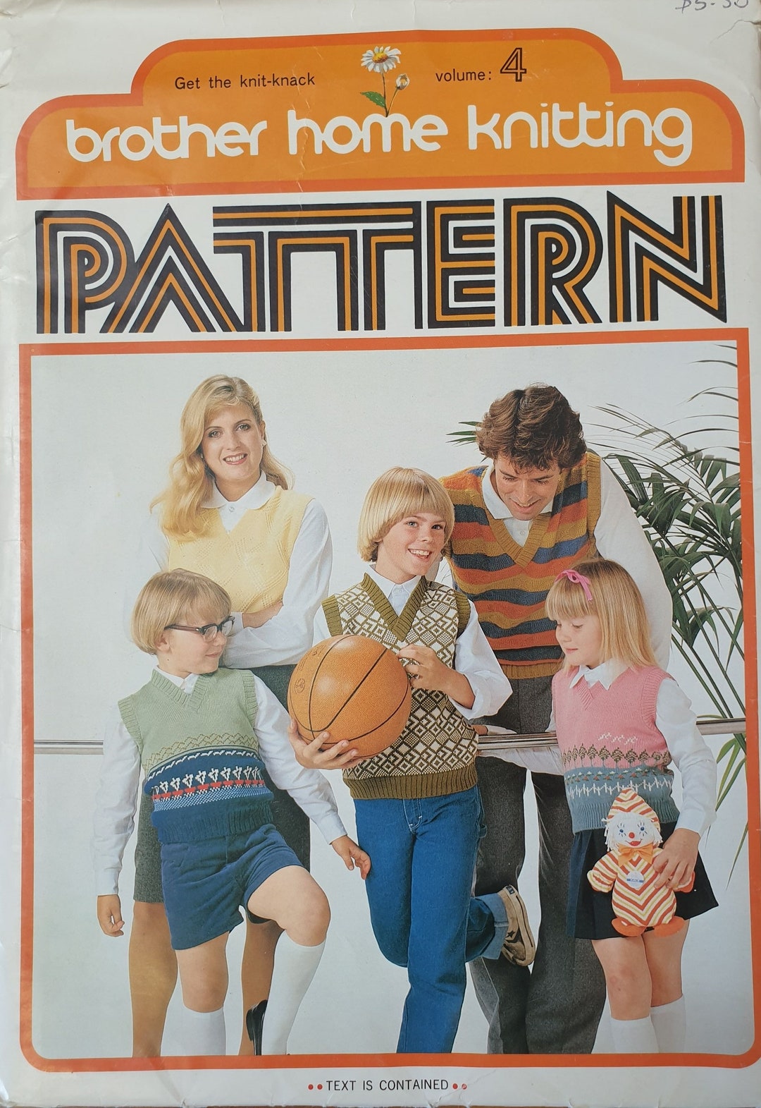 BROTHER Home Knitting Pattern: Vol.4 - Etsy