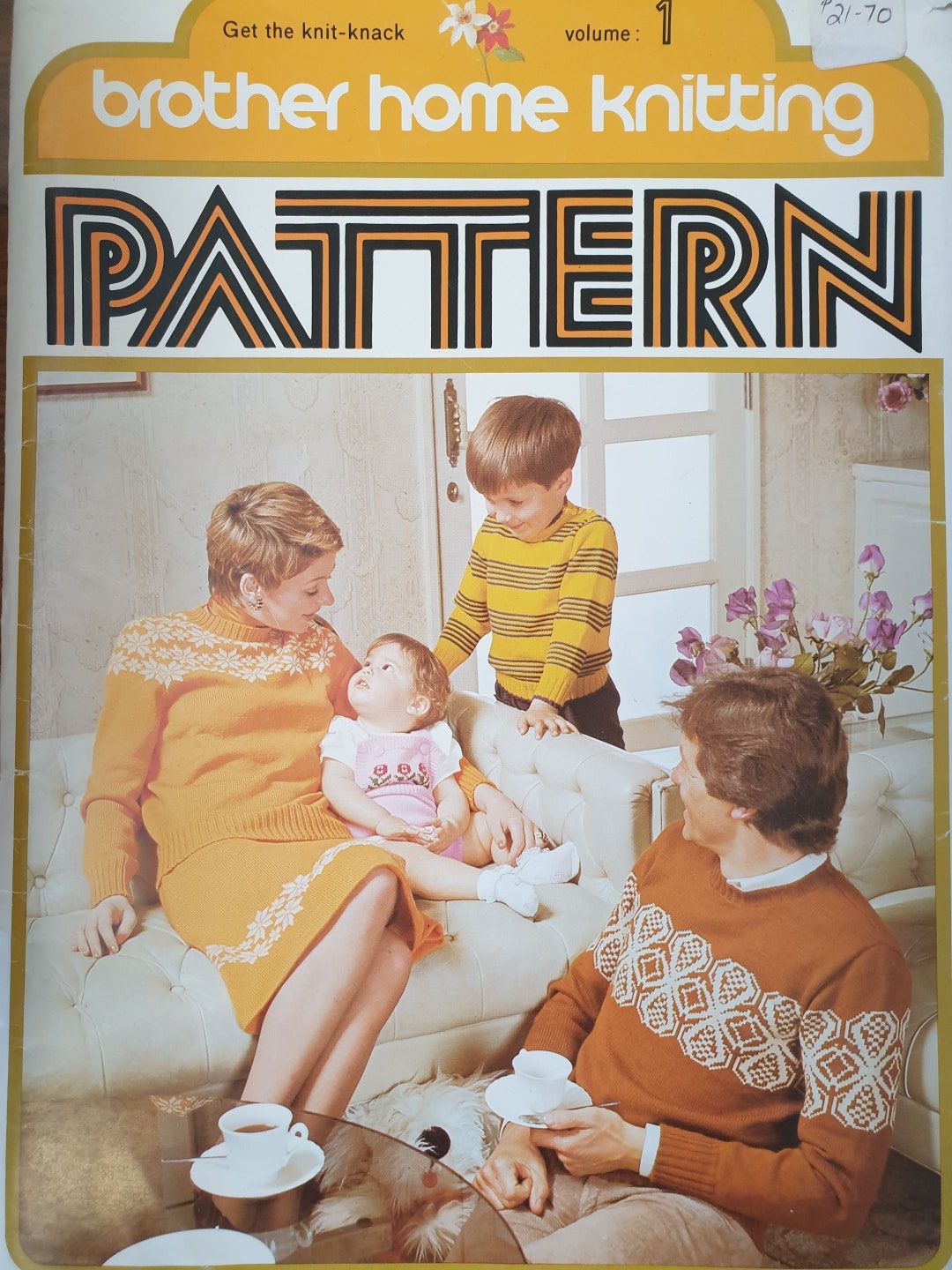 BROTHER Home Knitting Pattern: Vol.1 - Etsy