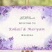 2 Template Includes Walima Wedding Signs as Muslim Walima Signs, Floral ...