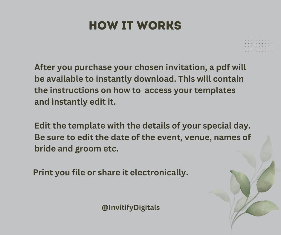 Editable Wedding Invitation Template Save the Date Mobile & Printable ...