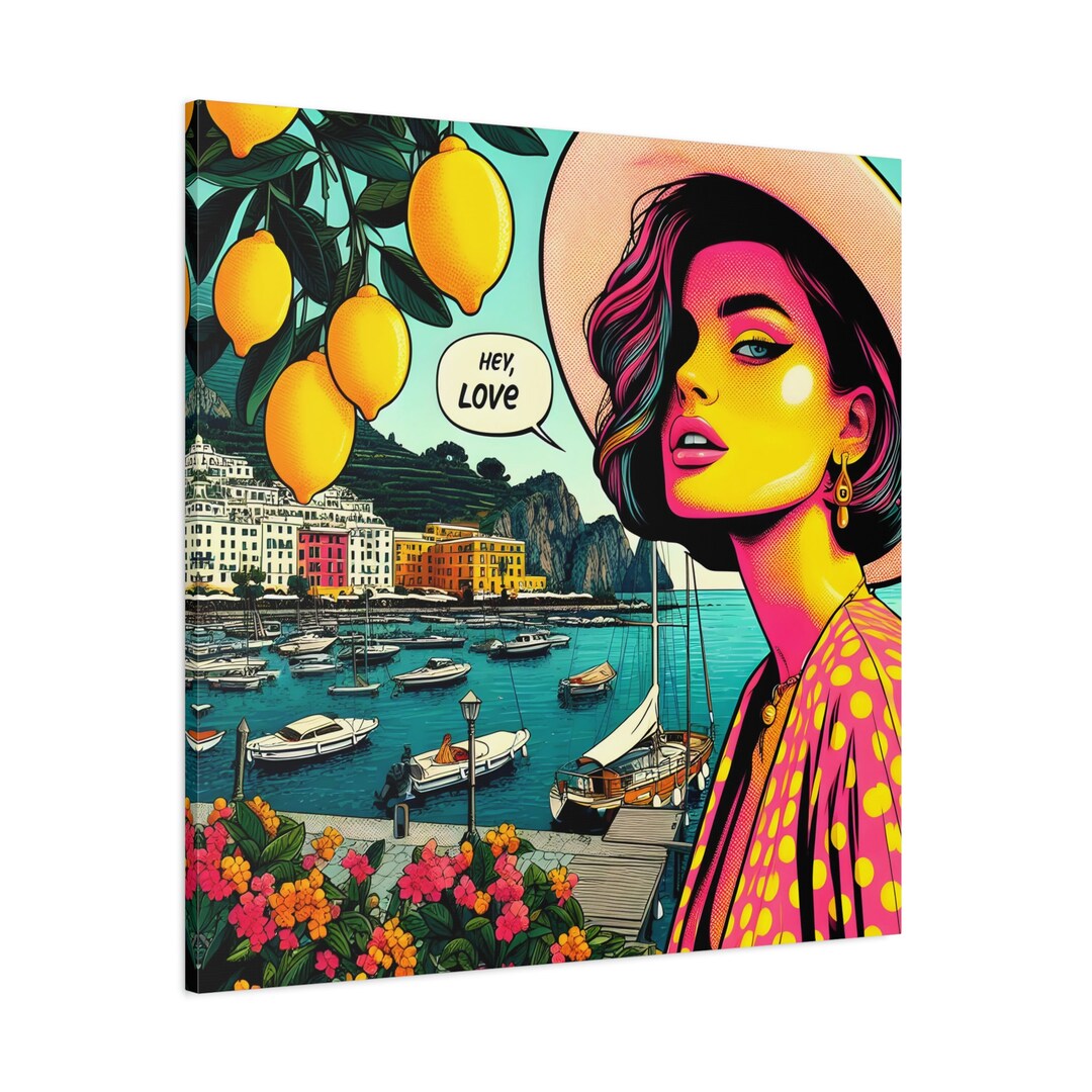 Canvas Pop Art Fashion Wall Art Fashion Print Acrylic Panel Art Fashion ...