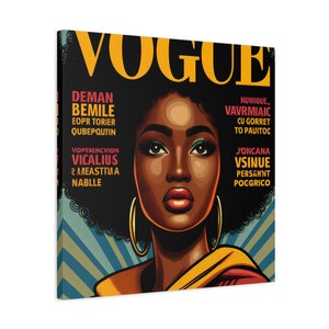 Vogue Canvas Wall Art Pop Art Vogue Fashion Canvas Wall Hanging ...