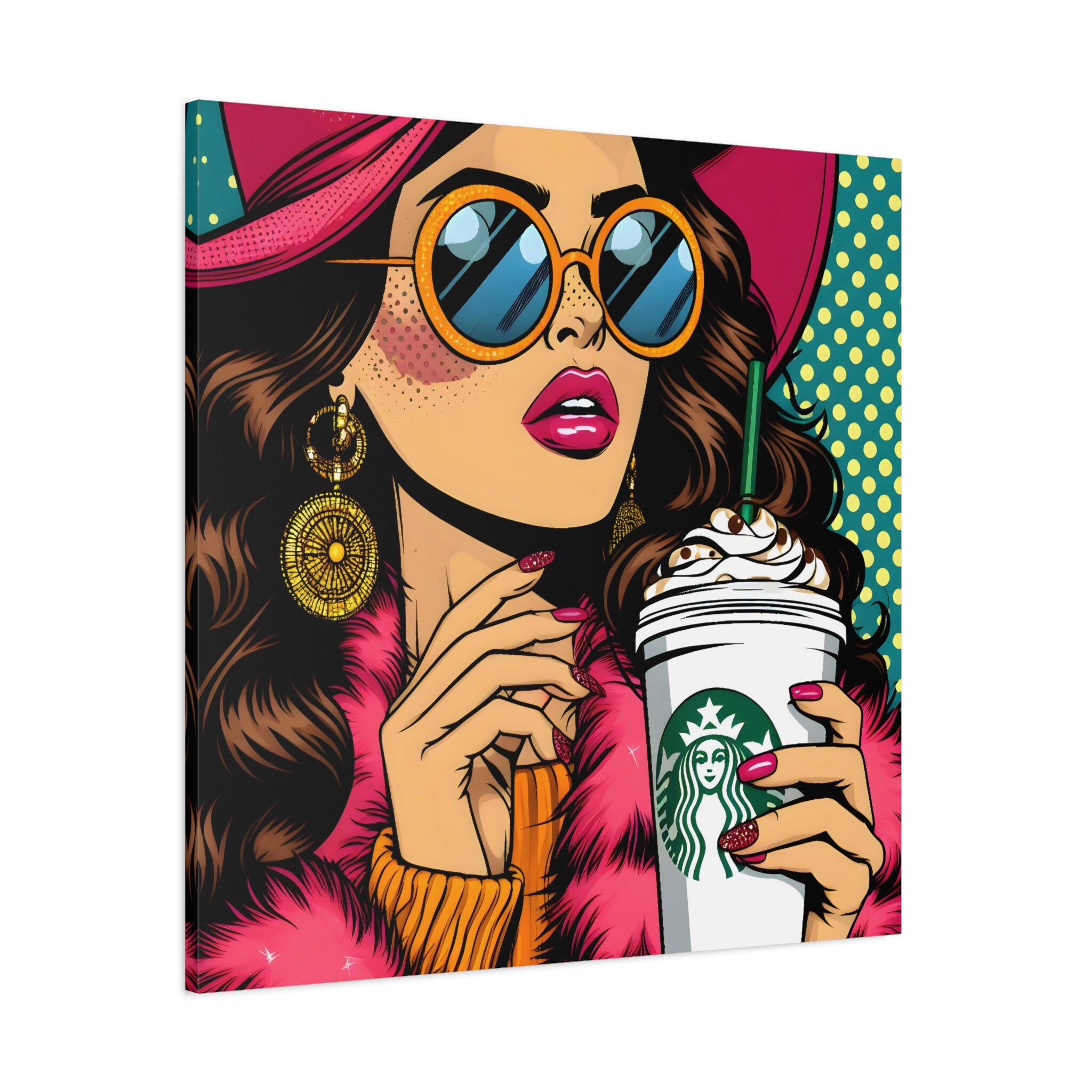 Coffee Station Decor Coffee Print Kitchen Decor Kitchen Wall Art Pop ...