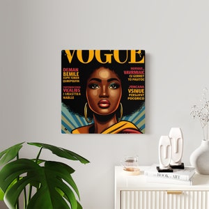 Vogue Canvas Wall Art Pop Art Vogue Fashion Canvas Wall Hanging ...