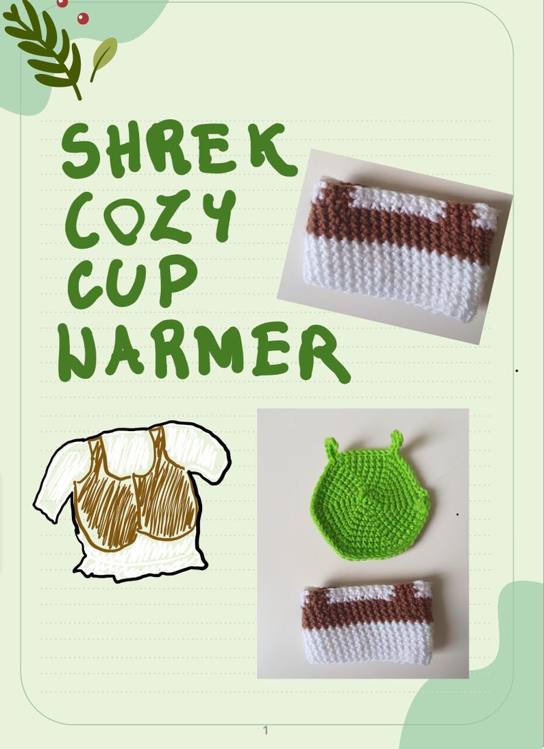 Shrek Coaster Crochet Pattern - Etsy