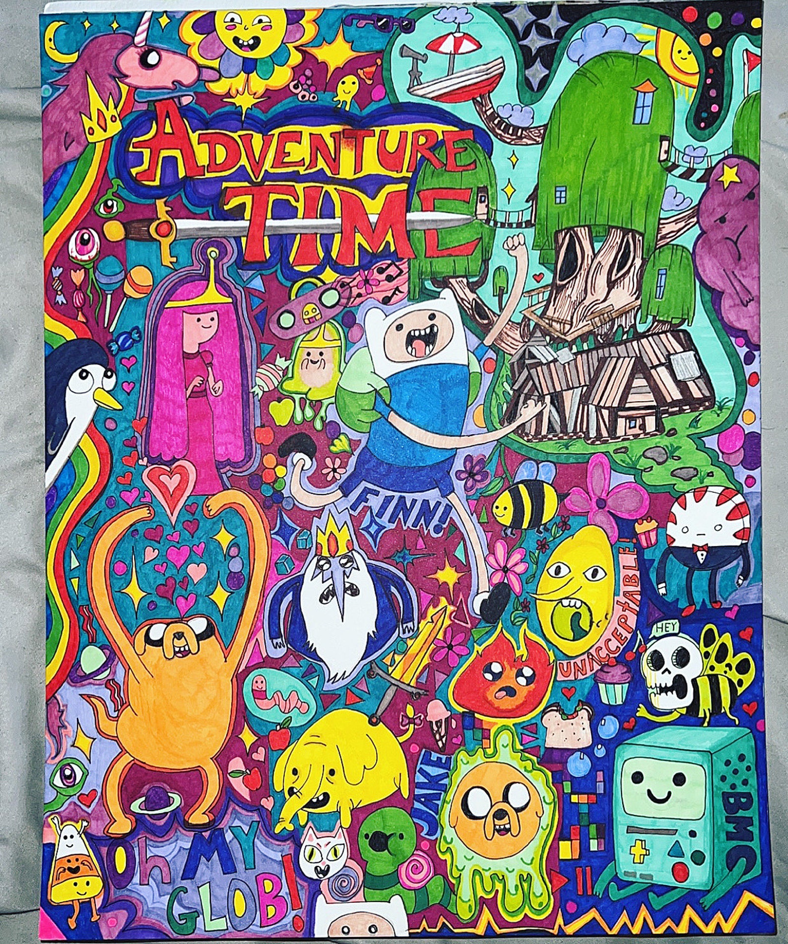 Adventure Time Poster - Etsy