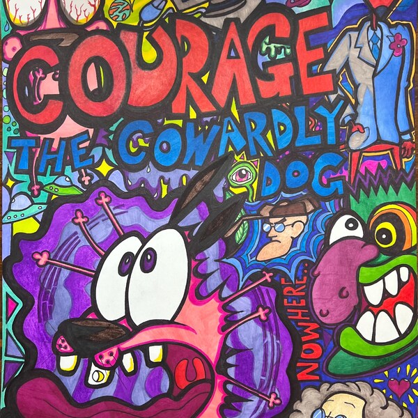 Courage Poster - Etsy