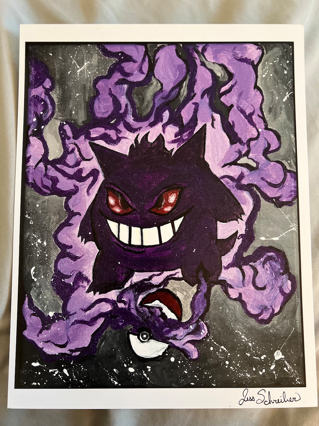 Gengar Pokémon Poster - Etsy