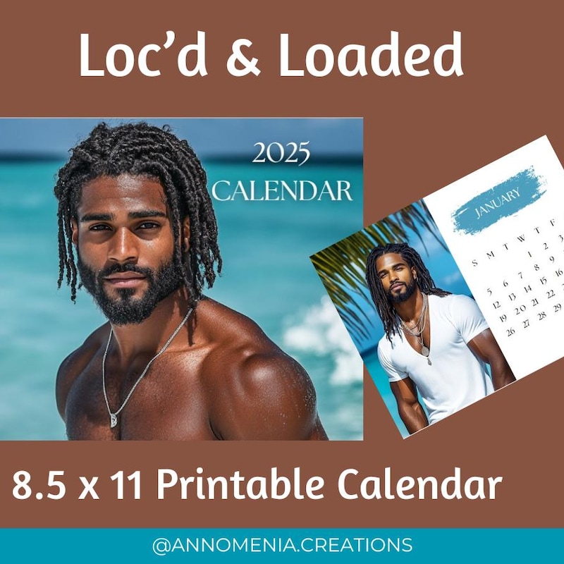 Black Man Calendars - Etsy