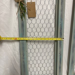 Rustic Farmhouse Decor Frame W/chickenwire - Etsy