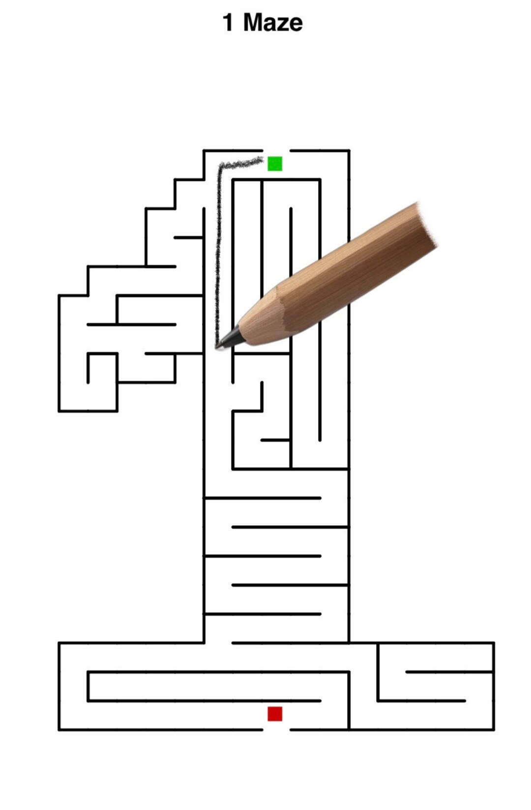 Printable Number Mazes for Kids - Etsy