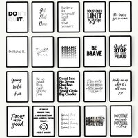 BE KIND Poster, | Bold Black and White | Wall Decor, Art Print, Wall ...