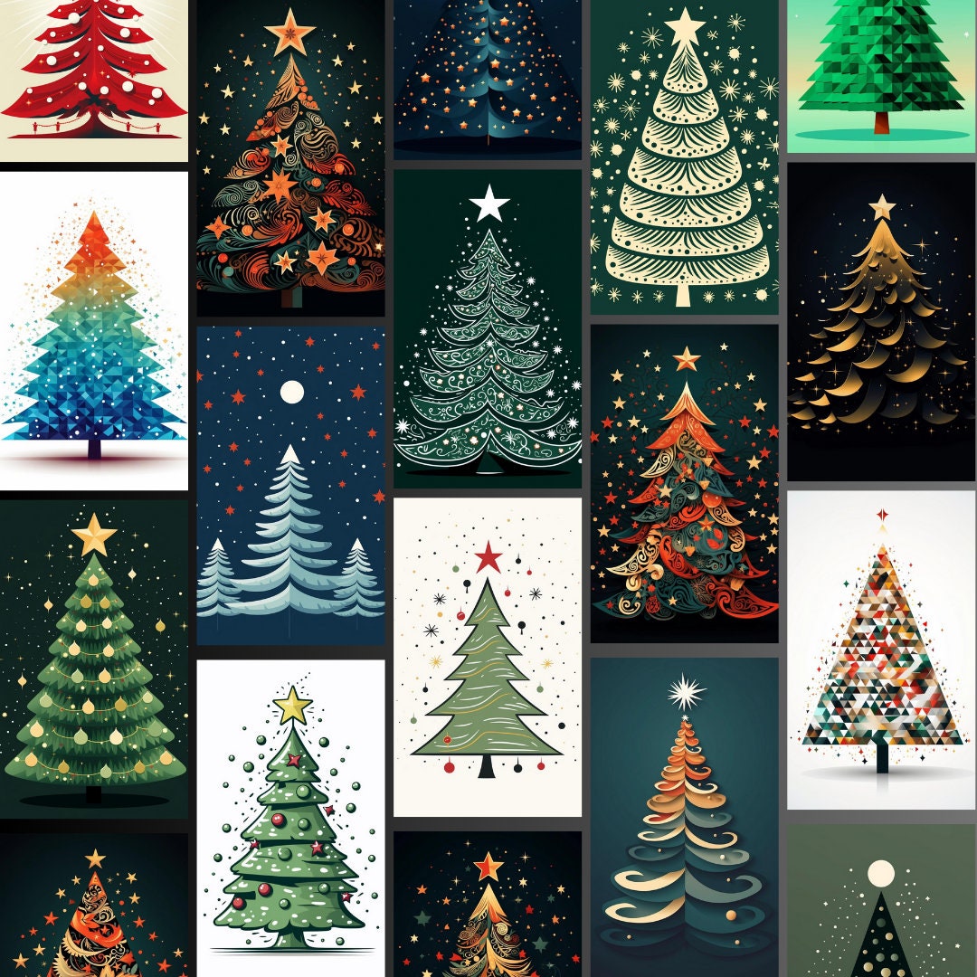 150 Printable Christmas Cards Printable Greeting Cards - Etsy
