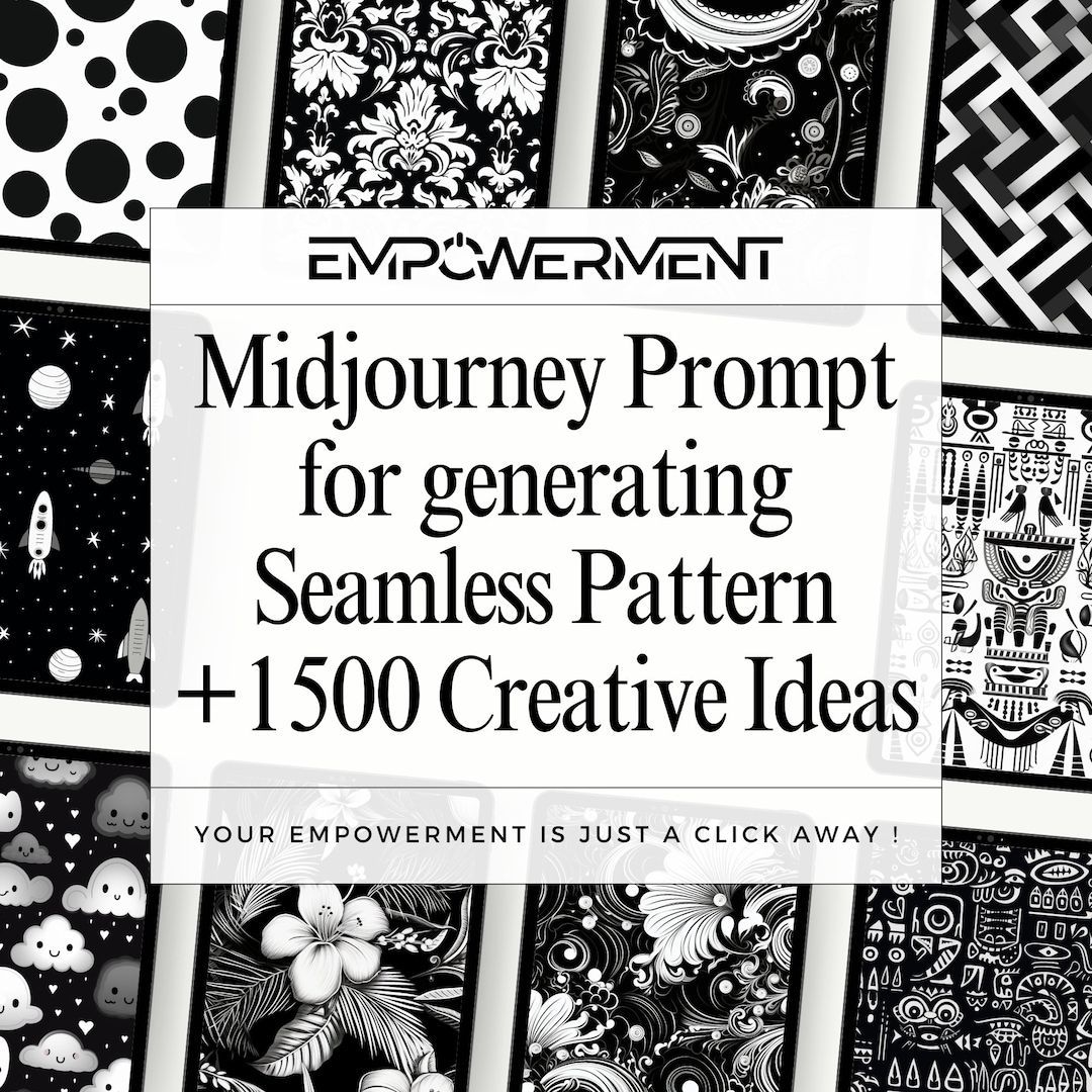 Midjourney Pattern Prompt, Seamless Pattern Prompt, Digital Download ... Midjourney Pattern Prompt, Seamless Pattern Prompt, Digital Download ...