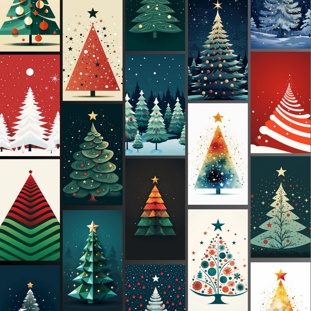 150 Printable Christmas Cards Printable Greeting Cards - Etsy