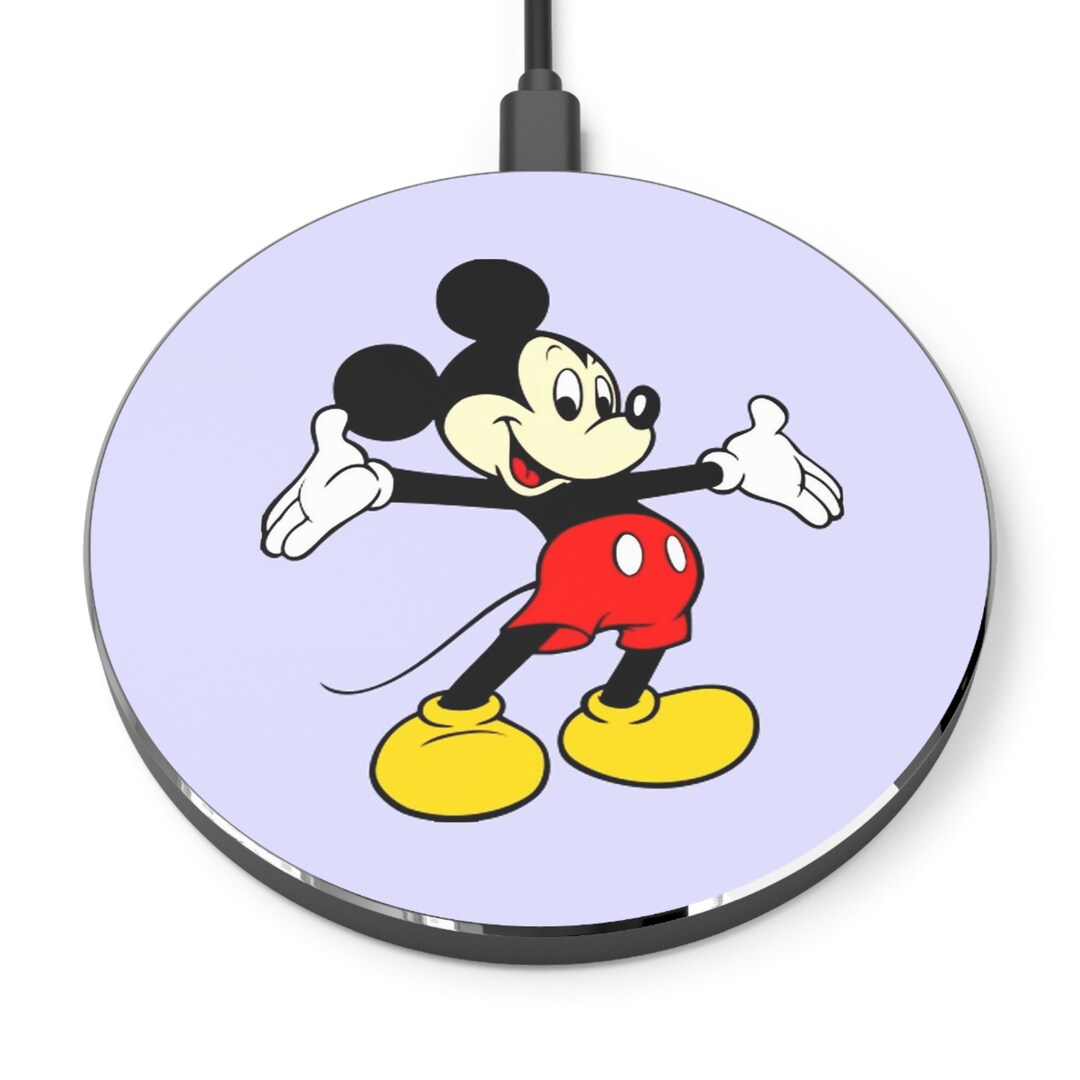 Mickey Mouse Wireless Phone Charger Apple and Android Compatible - Etsy
