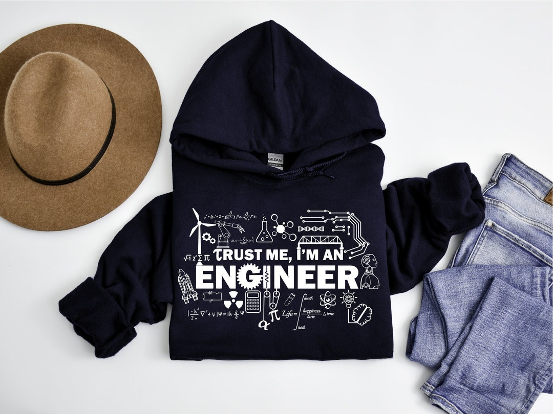 Engineer Hoodie, Graduating Gift Engineering, Engineer Gifts ...