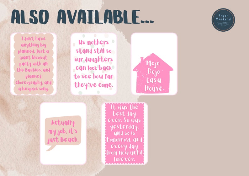 Barbie Print / Patriarchy Poster / Ken Quote / Pink and Red - Etsy