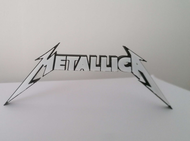 Metallica Logo Desk Stand Display - Etsy