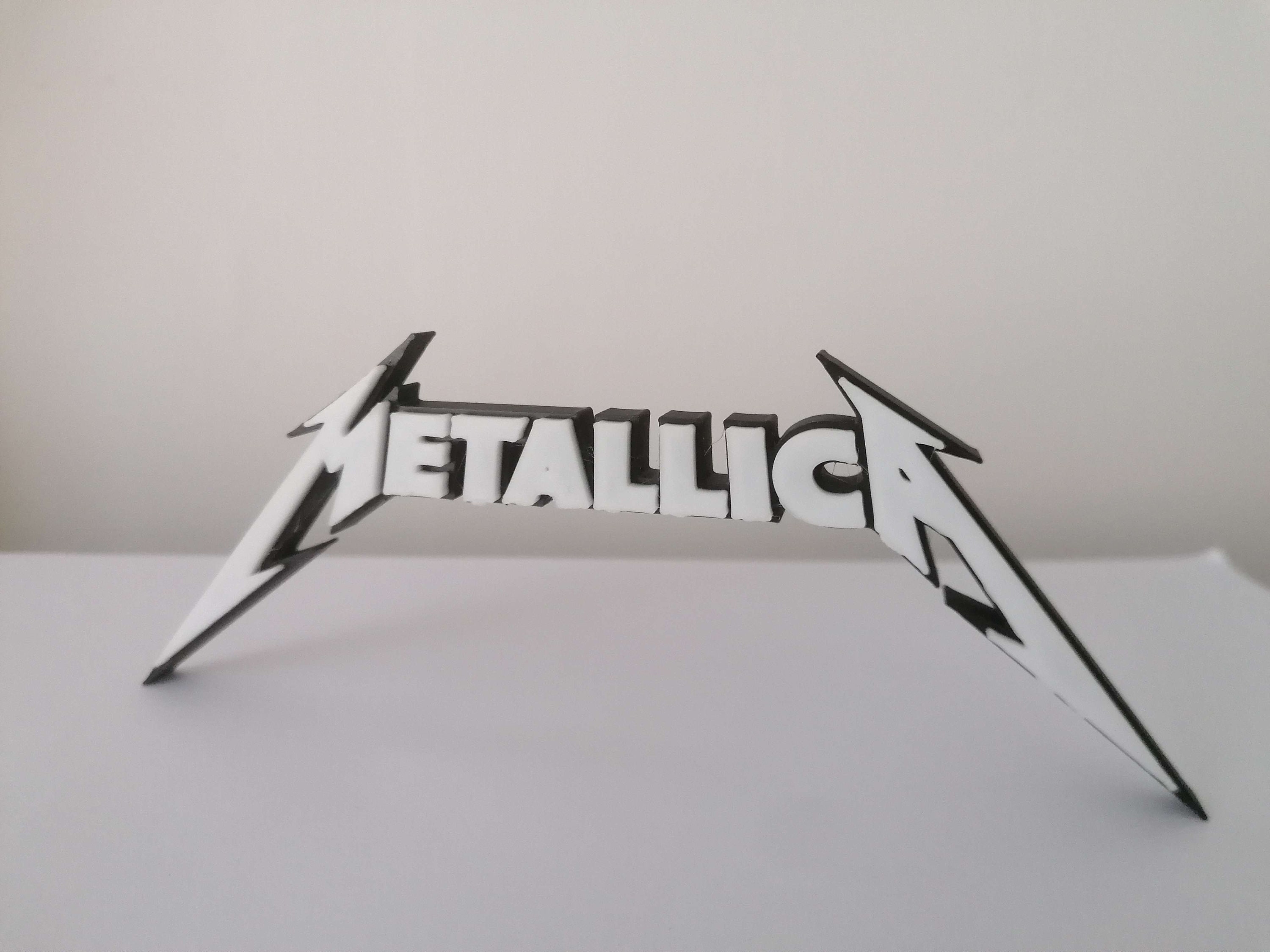 Metallica Logo Desk Stand Display - Etsy