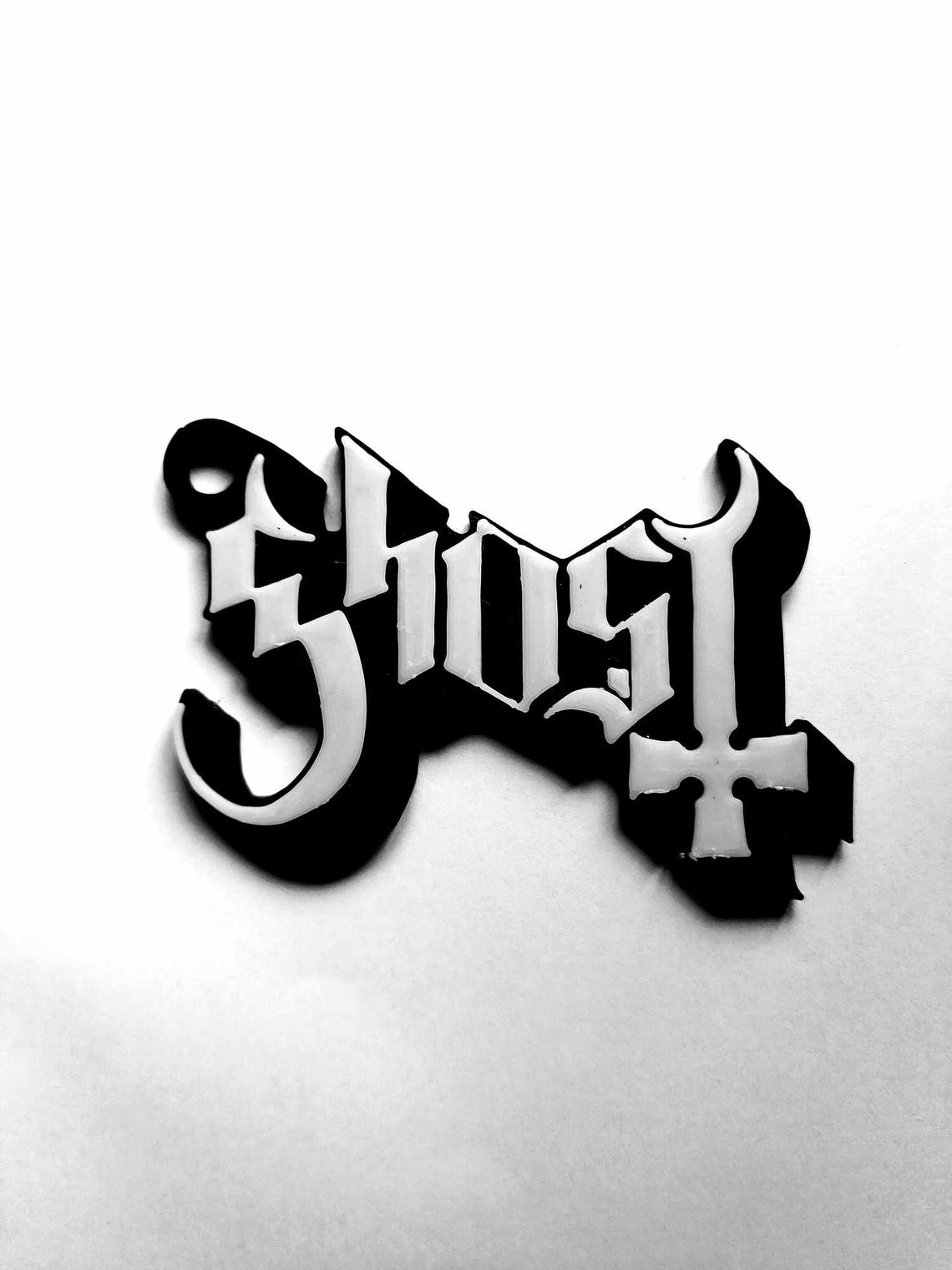 Ghost Band Logo Keyring - Etsy
