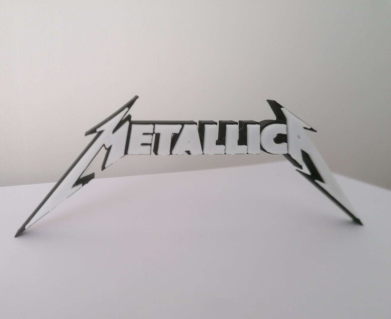 Metallica Logo Desk Stand Display - Etsy
