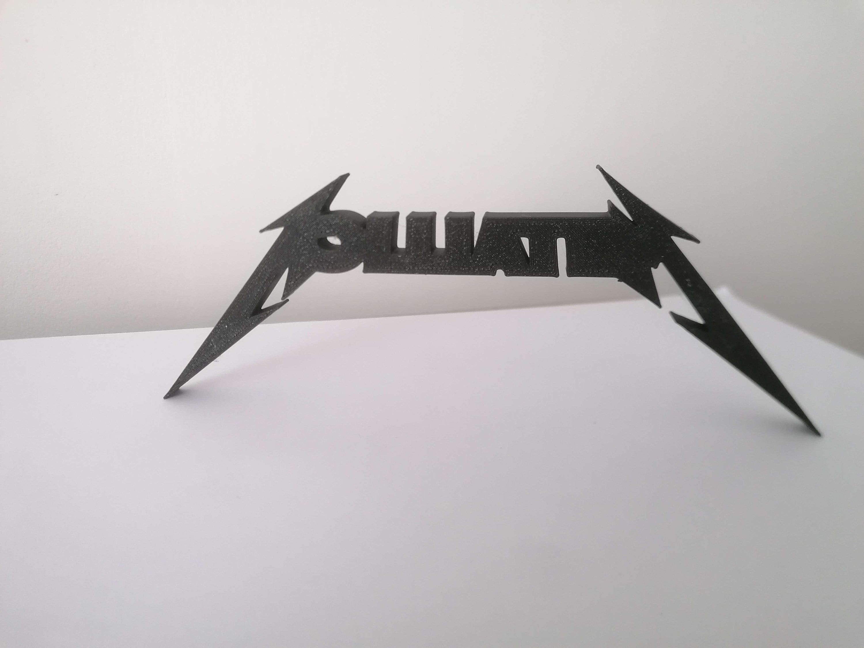 Metallica Logo Desk Stand Display - Etsy