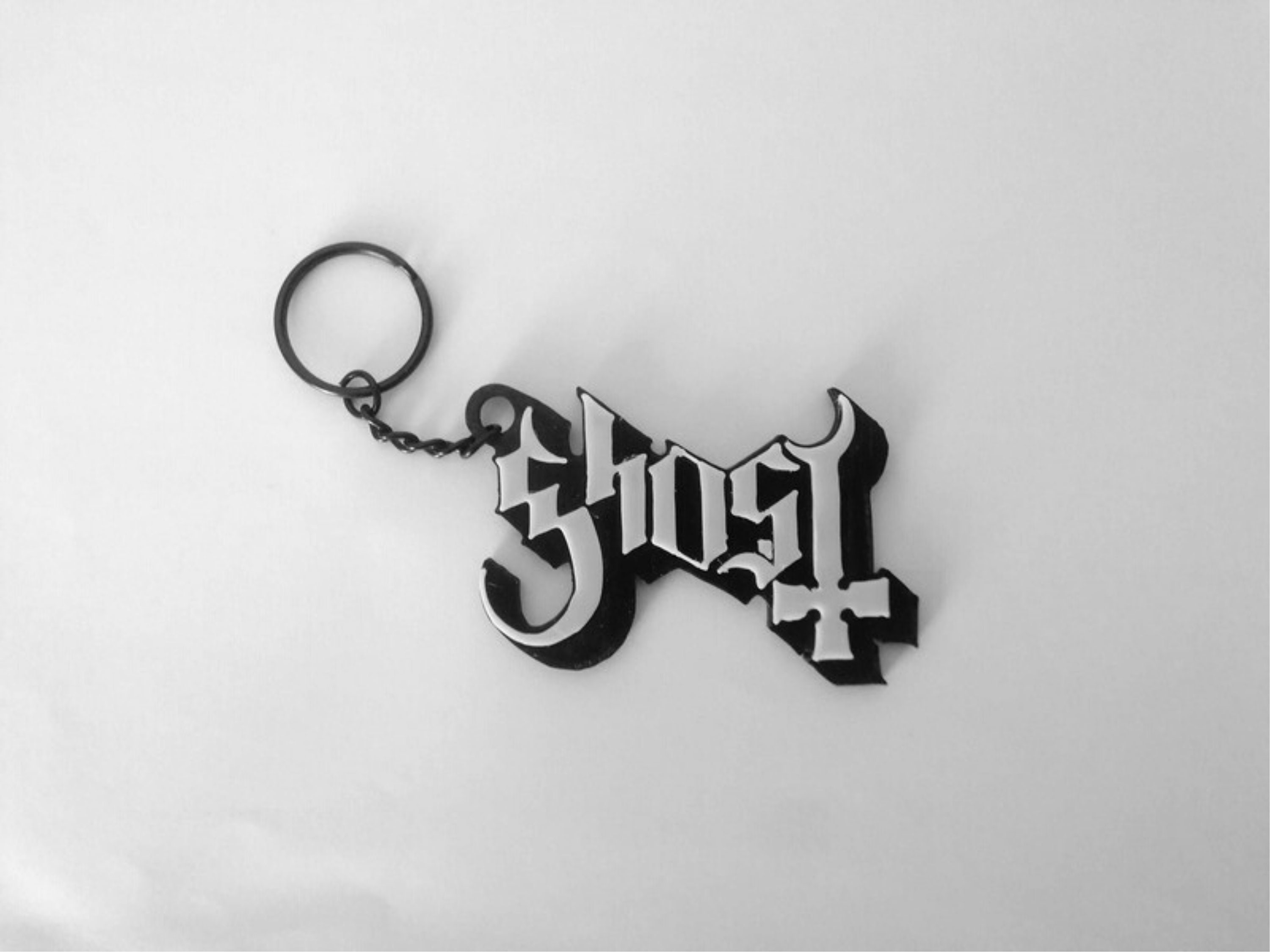 Ghost Band Logo Keyring - Etsy