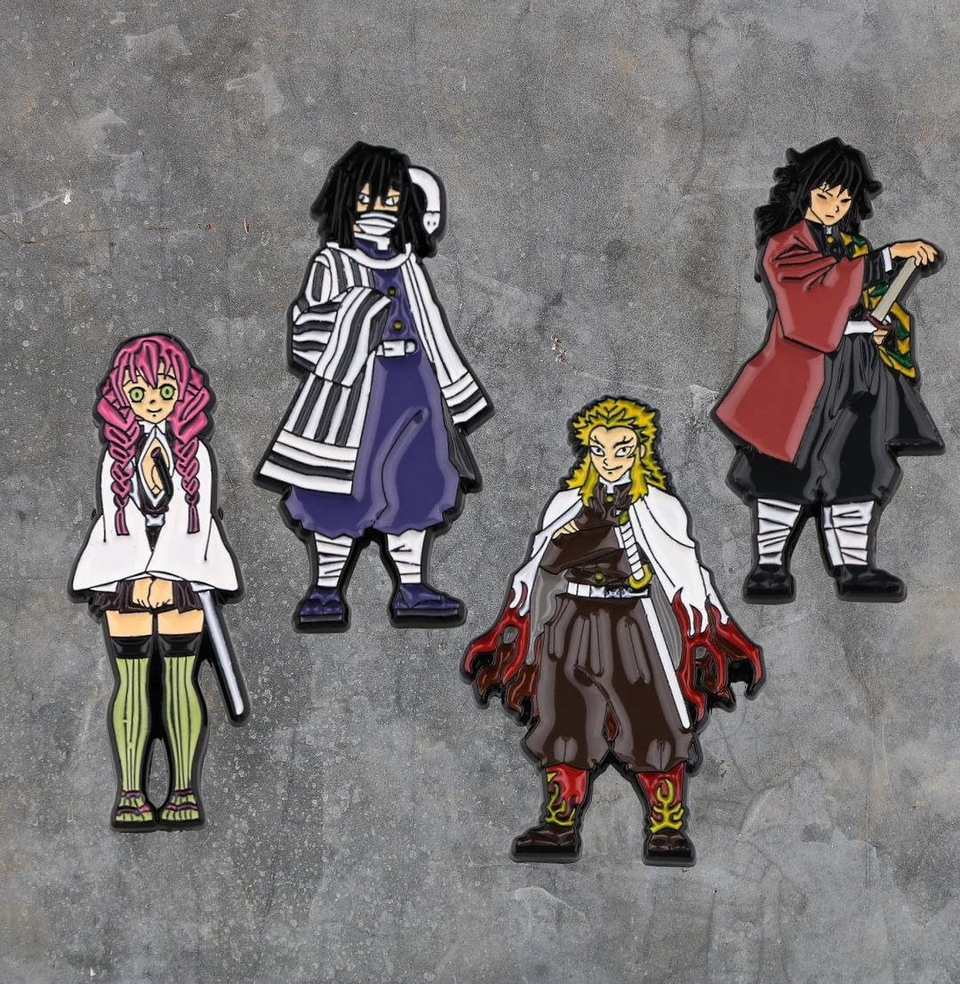 Hashira Heroes Anime DS Enamel Pin - Etsy