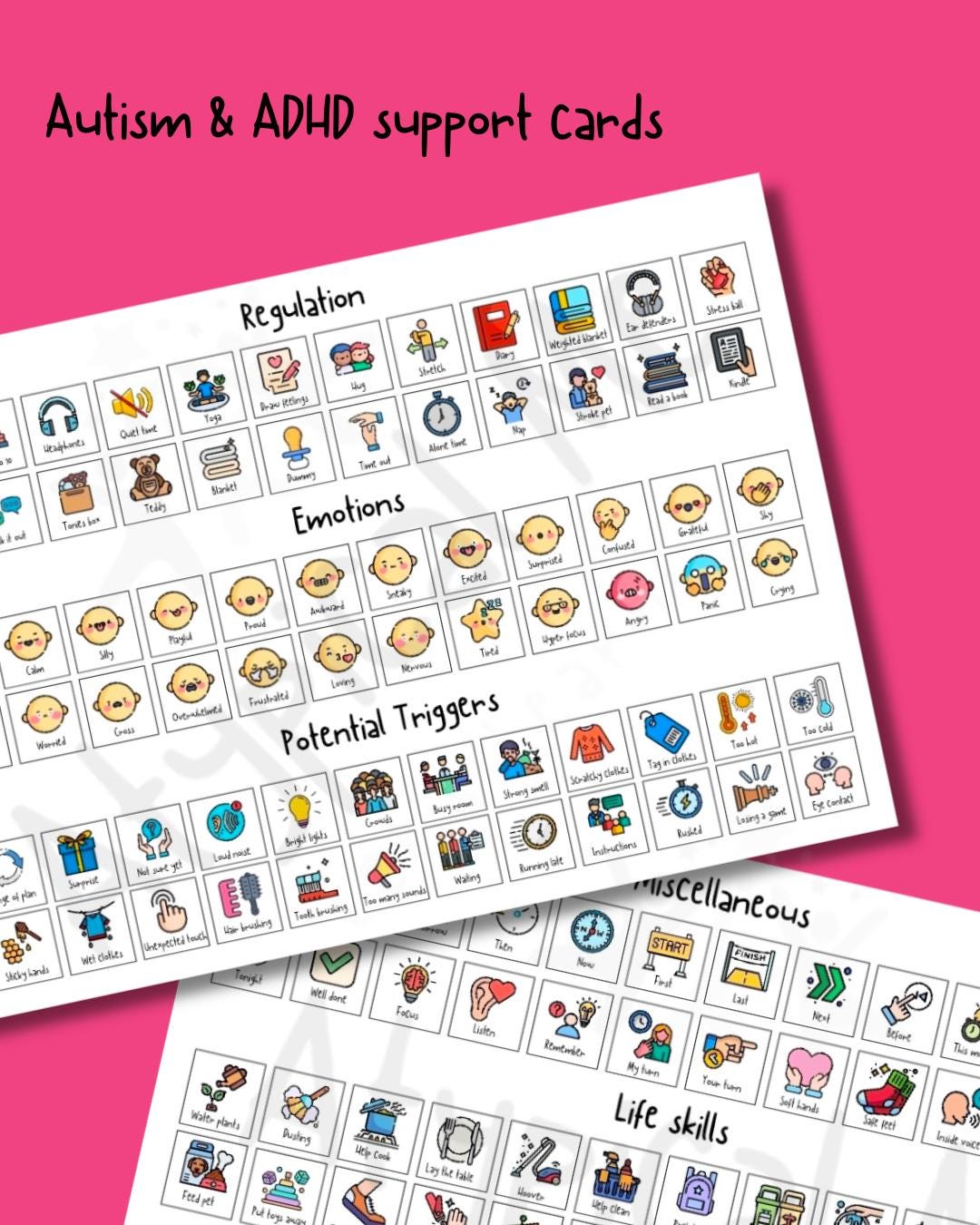 Visual Routine Cards for Kids | Printable Weekly Schedule for Autism ...