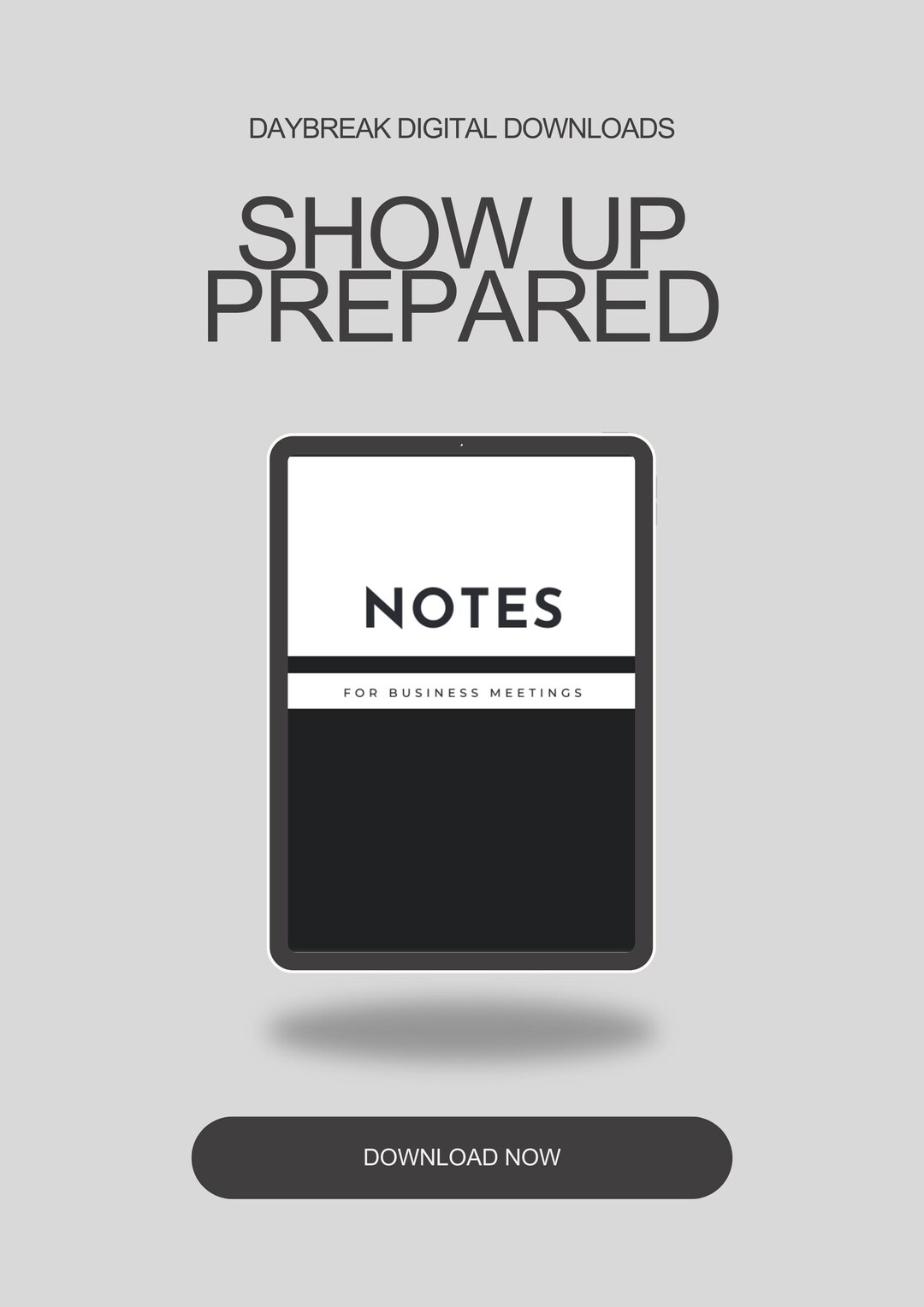 Meeting Notes Journal for E-ink Tablets - Etsy