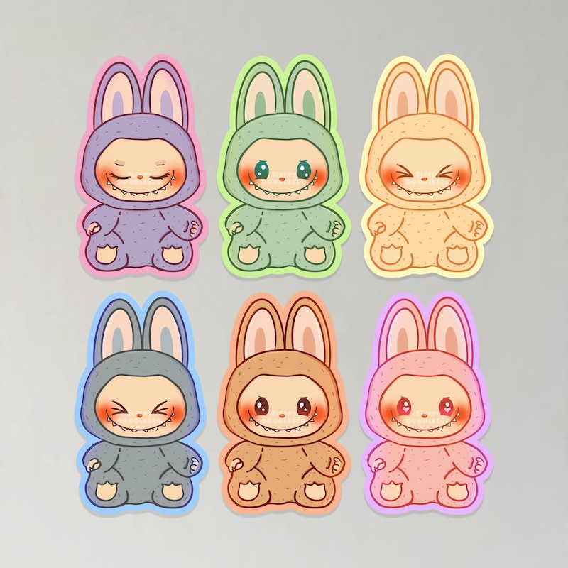 Labubu stickers - Etsy México