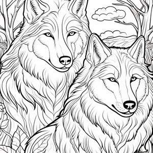 Wolves Coloring Pages, Coloring Pages, Adult Coloring, Kids Coloring ...