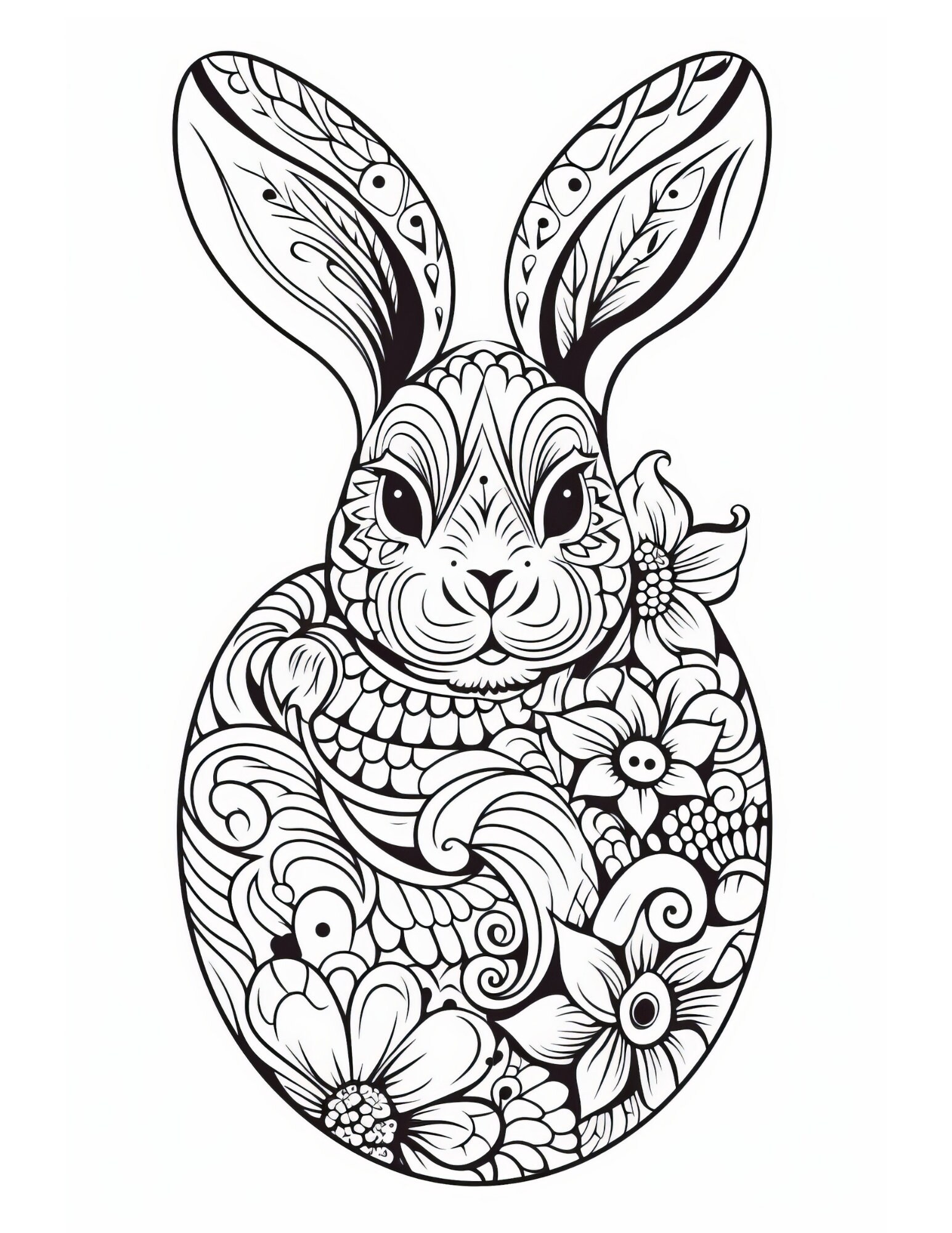 Coloring Pages, Easter Coloring, Easter, PDF Digital Download ...