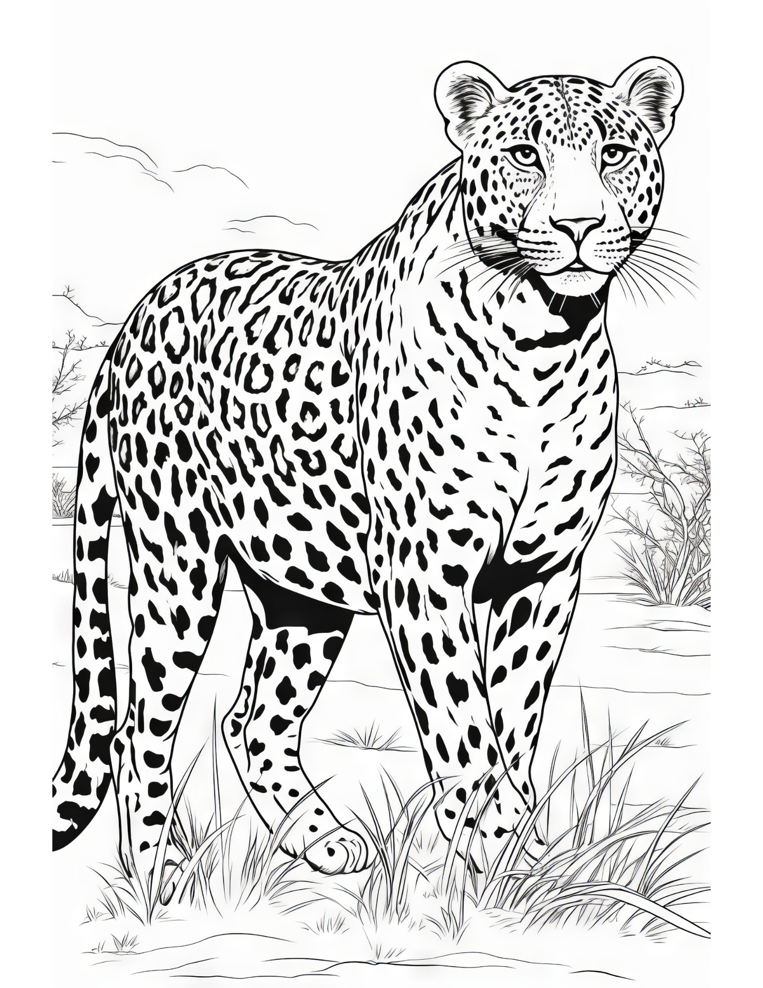 Wild Animal Color Sheets, Adult Coloring, Animal Color Pages, PDF ...
