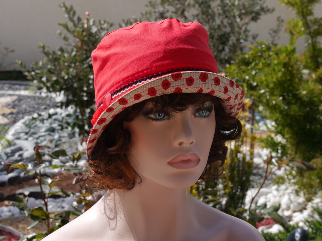 Bob Hat, Women's Hat, Cloche Hat, Summer Hat, Very Chic Hat, This Bob ...