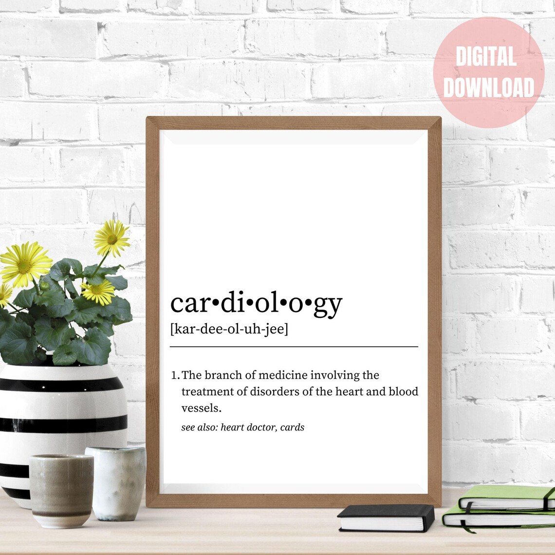 Cardiologist Office Wall Art | Minimalist Medical Printable Decor ...