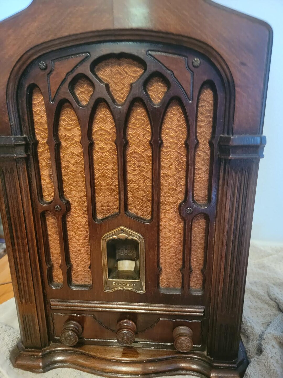 RCA Victor R-73 Antique Radio Gothic European Church Design - Etsy