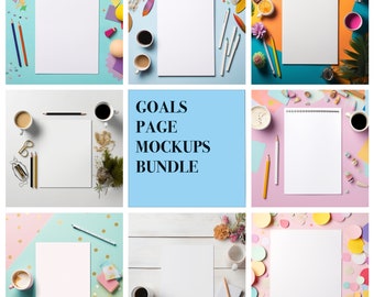 40 Coloring Page Mockups Frame Mock up Bundle Mock up Photograph Styled ...