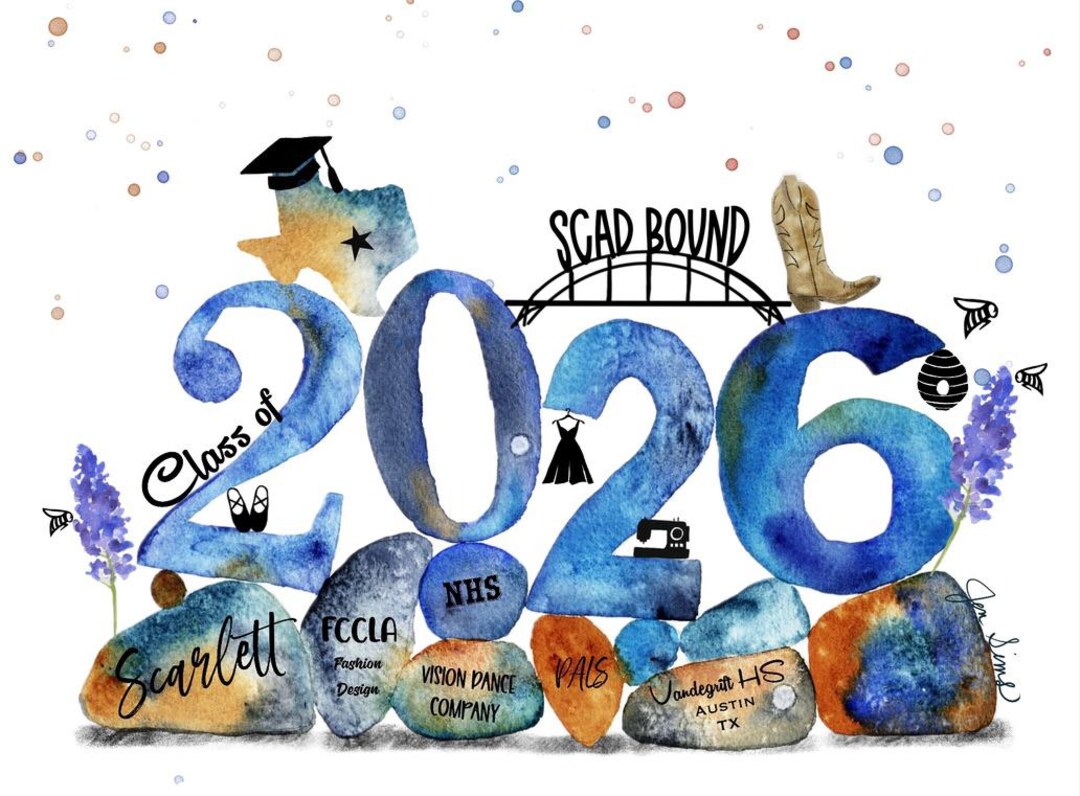 Custom 2026 Graduation Print - Etsy