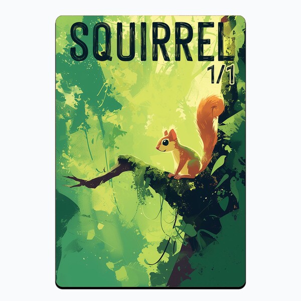 Squirrel Token - Etsy