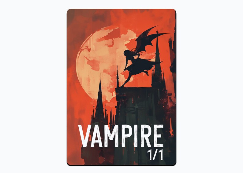 5 Vampire Tokens for Magic the Gathering - Etsy